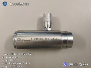 Van tiết lưu thủy lực, nguyên lý và phân loại - LEVELER