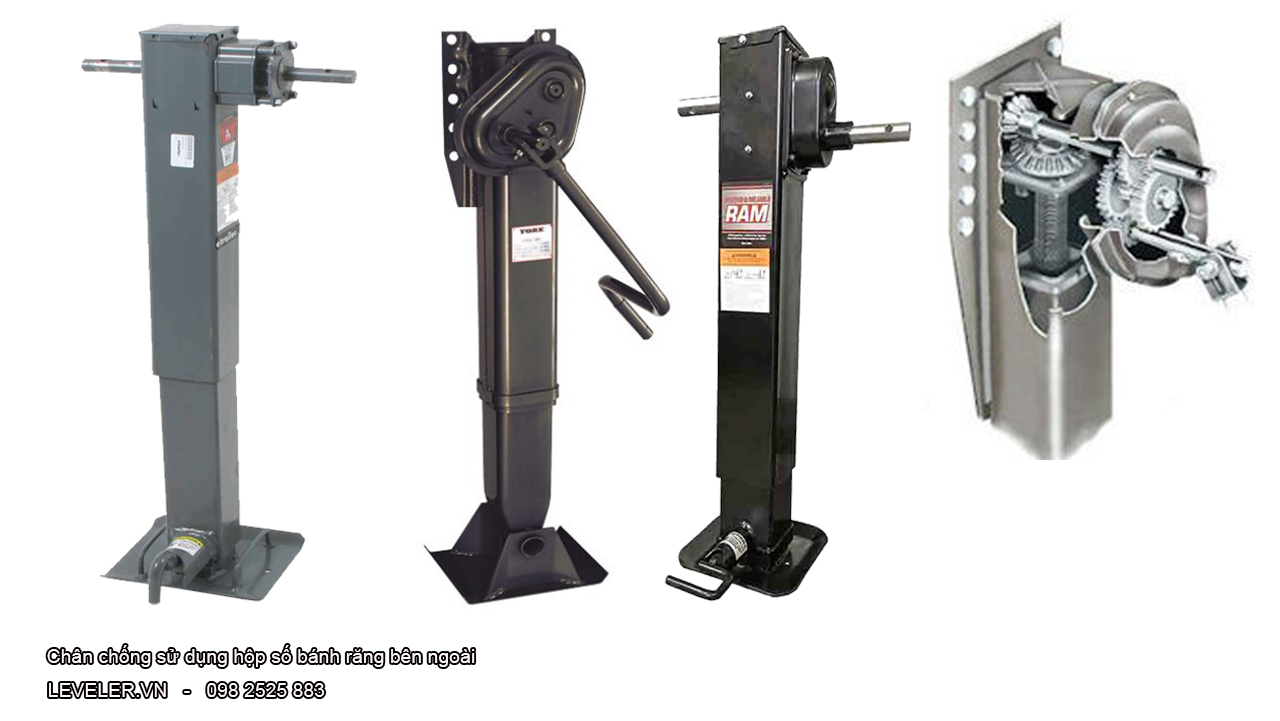 Chân chống romooc cấu tạo và phân loại - LEVELER